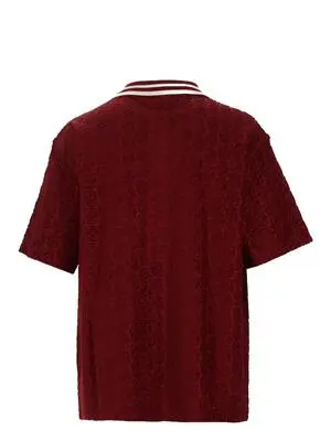 Drole De Monsieur 100% Cotton Shirt - Bordeaux