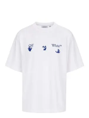 Off-White Graphic Cotton T-shirt - White