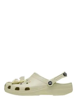 CROCS Classic Clog With Graphic Print - Bone/beige