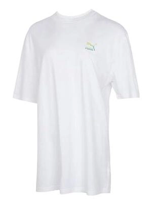 PUMA Classic Logo Tee - White
