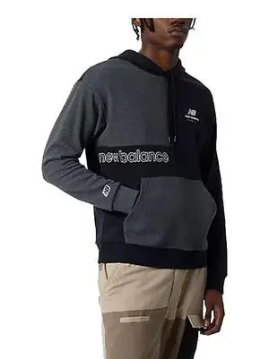 NEW BALANCE Athletics Renew Askew Hoodie Asia Sizing 'black Grey - Black/grey