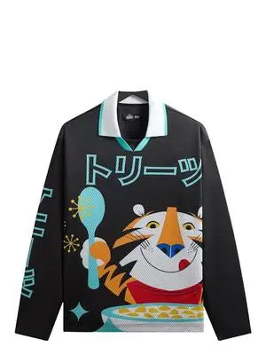 Kith Treats Tony The Tiger Long Sleeve Jersey - Black