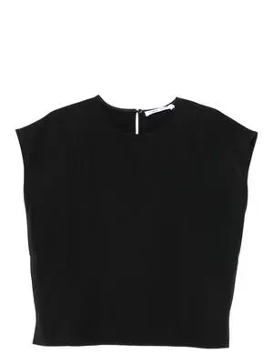 SAMSOE SAMSOE Crew Neck Short Sleeve T-shirt - Black