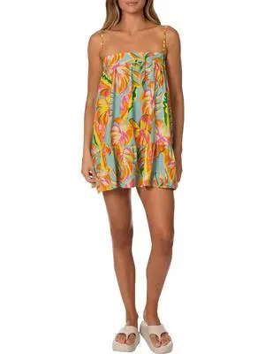 MAAJI Fiesta Bloom Guilia Cover-up Dress - Aquamarine
