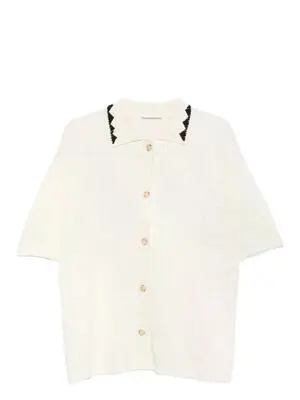 COMMAS Triangle-embroidered Shirt