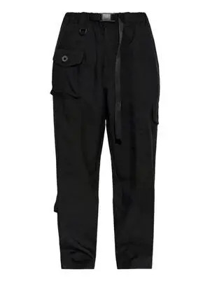 Y3 Belted Cargo Pants - Black