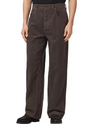 ALLSAINTS Rivet Relaxed Fit Corduroy Jeans - Brown