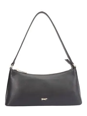 Paul Costelloe Zoey Leather Shoulder Bag - Black