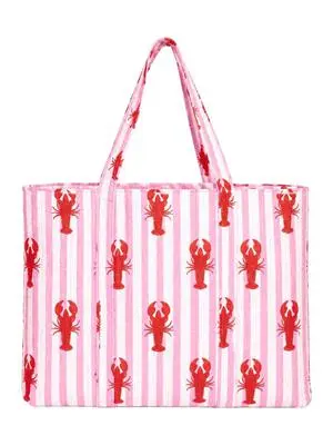 CONSCIOUS YOGA COLLECTIVE Conscious Yoga Collective Striped Lobster Tote