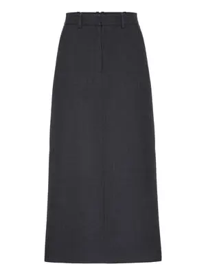 Magda Butrym Mid-rise Wool Midi Skirt - Multi