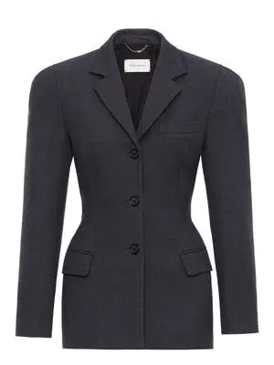 Magda Butrym Tailored Wool Jacket - Grey