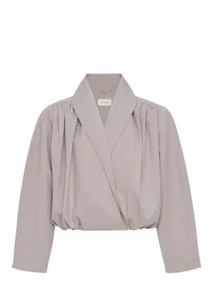 Magda Butrym Gathered Jacket - Neutral