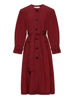 Magda Butrym Belted Coat - Red