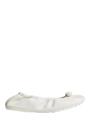 Bottega Veneta Fantasmina Ballerina - Alabaster
