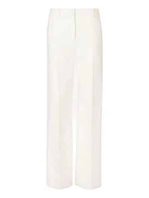 Fendi Tailored Wool Trousers - White