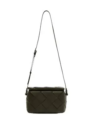Écotorie Maude Dark Moss Woven Cross Body Bag - Green