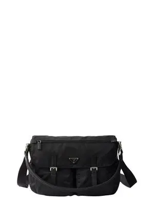 Prada Borsa Tracolla In Re-nylon - Black