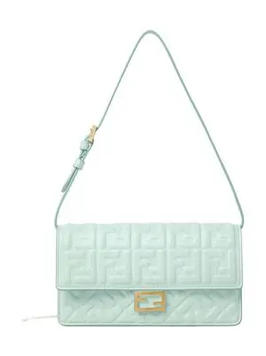 FENDI FENDI Baguette Wallet On Chain In Nappa Leather With FF Motif