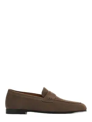 SALVATORE FERRAGAMO FERRAGAMO Tiberio Suede Loafer