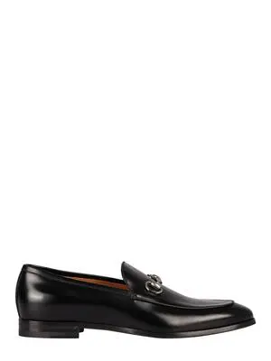 Gucci Horsebit Leather Loafers - Black