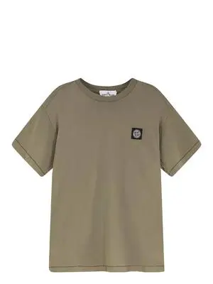 Stone Island Slim Fit T-shirt With Compass Badge - Green