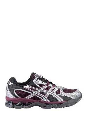 Asics Panelled Lace-up Sneakers With Rubber Sole - Violet