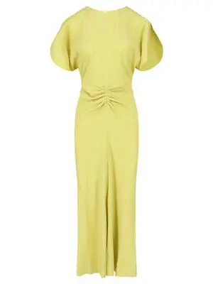 VICTORIA BECKHAM VICTORIA BECKHAM Sculpted Satin-Feel Mini Dress