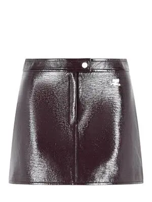 COURREGES Courrèges Vinyl Miniskirt - Multicolor