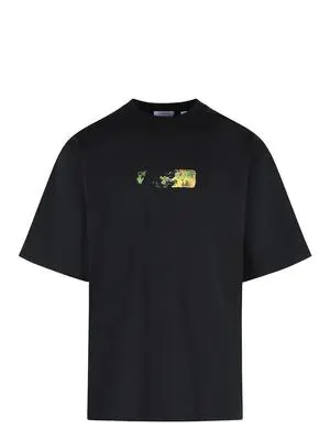 Off-White Spices Arrow' Cotton T-shirt - Black