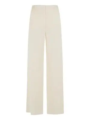 Max Mara Editto Virgin Wool Pants - White