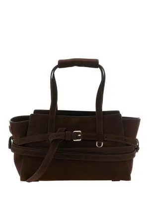 Moschino Tie Me' Handbag - Brown
