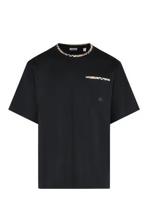 Burberry Ryan' Cotton T-shirt - Black