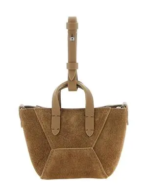 Brunello Cucinelli Micro 'bc Duo' Bag - Brown