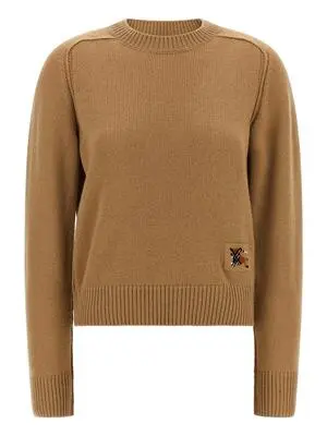 Burberry BURBERRY Janelle Wool And Cashmere Sweater Brown