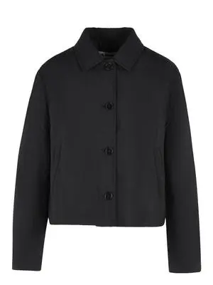 JIL SANDER Quilted Polyamide Jacket - Black