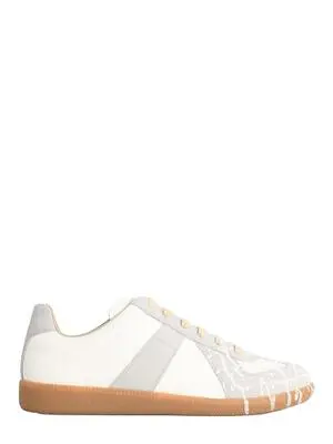 MAISON MARGIELA Replica Leather Sneakers - White