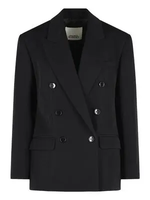 Isabel Marant Étoile Khera Wool Blazer - Black