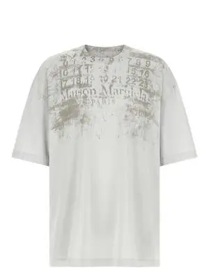 MAISON MARGIELA Numeric' T-shirt - Gray