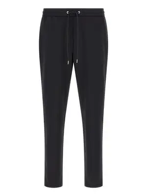 Moncler Logo Patch Joggers - Black