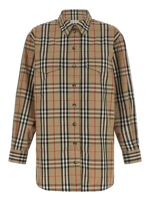 Burberry Turnstone Check Shirt - Cream