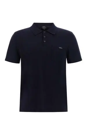 A.p.c. Gide' Polo Shirt - Blue