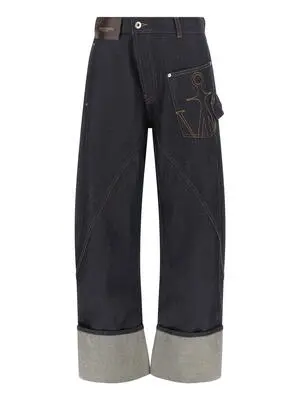 JW Anderson Twisted Workwear Jeans - Blue