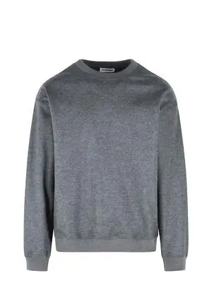 JIL SANDER Wool Sweatshirt - Gray