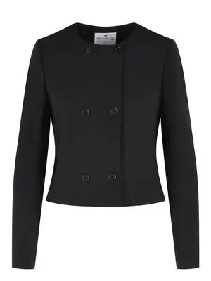 COURREGES Double-breasted Jacket - Black