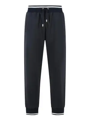 Dolce & Gabbana Jogger' Cotton Pants - Blue