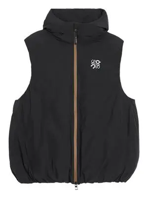 On X Loewe Puffer Vest - Black