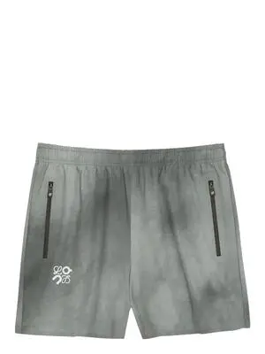 On Loewe Printed Zip Pocket Shorts - Grey