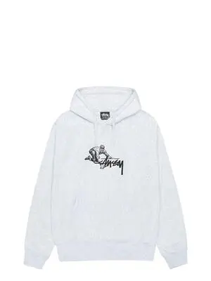 StÜssy Graphic Hooded Sweatshirt - Grey