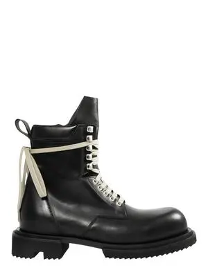 Rick Owens Low Army Gabe Boots - Black