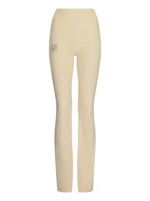On X Loewe Soft Bootleg Pants - Cream